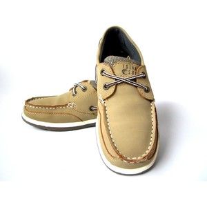 Island Surf | Shoes | Island Surf Classic Leather Tan Boat Sailing Shoe ...